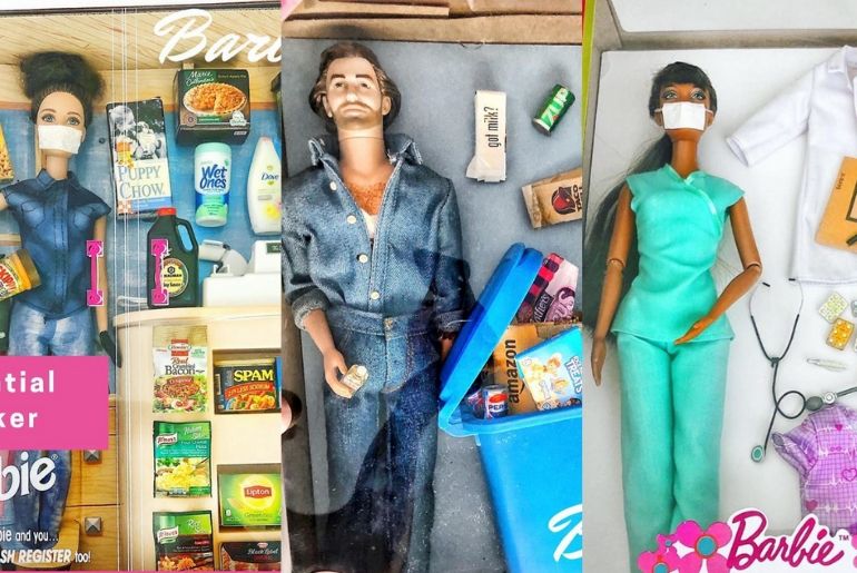This Women Created ‘Quarantine Barbies’ Saluting The Real Heroes - Gulfbuzz