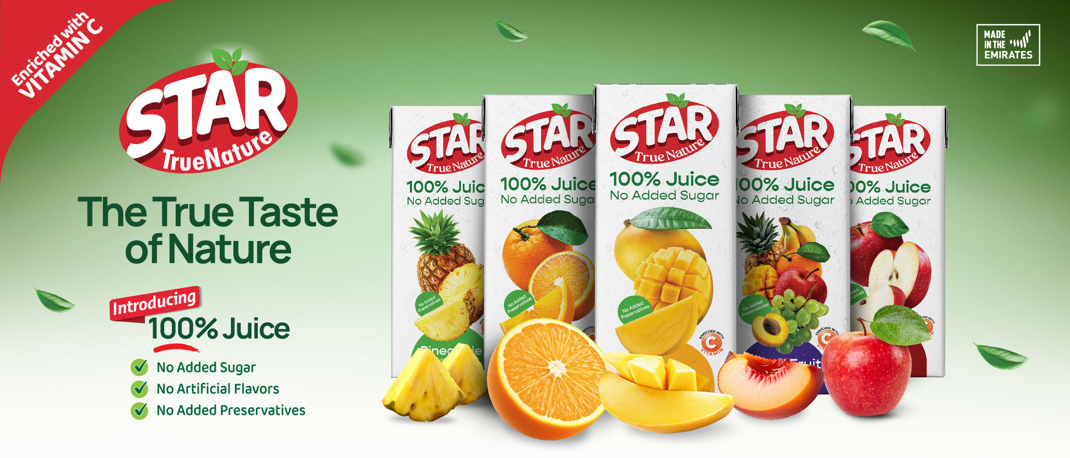 The New Star True Nature 100% Juice By Star Drinks - Five Flavours, One ...