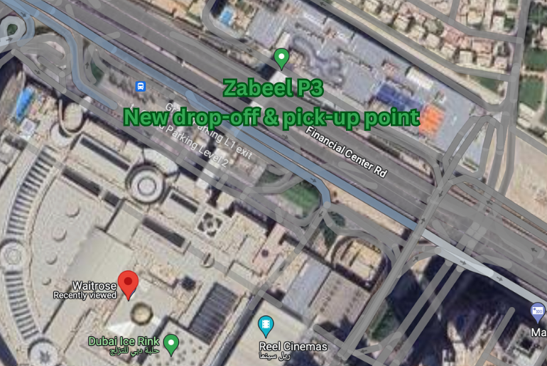 Dubai Mall Relocates Taxi Pick-Up & Drop-Off Point - Gulfbuzz