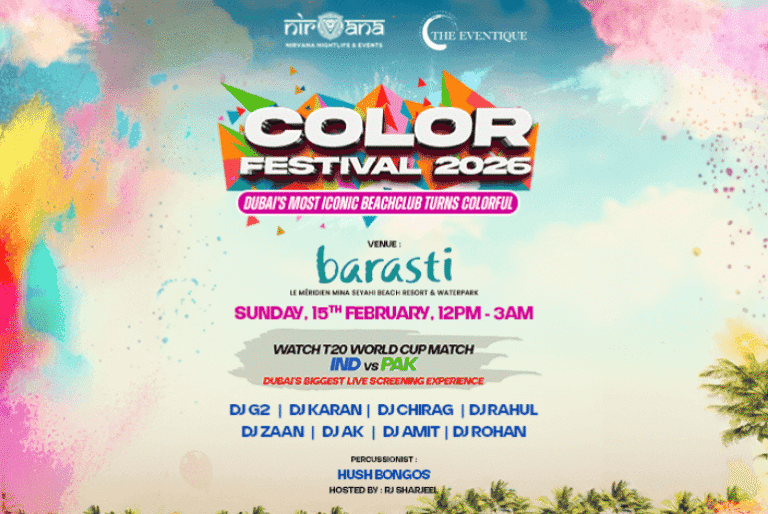 All The Biggest Colour-Soaked Holi Parties In Dubai!